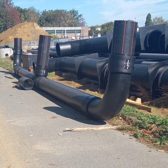 Aquafin test nieuw waterzuiveringsstation met HDPE-leidingen van ...